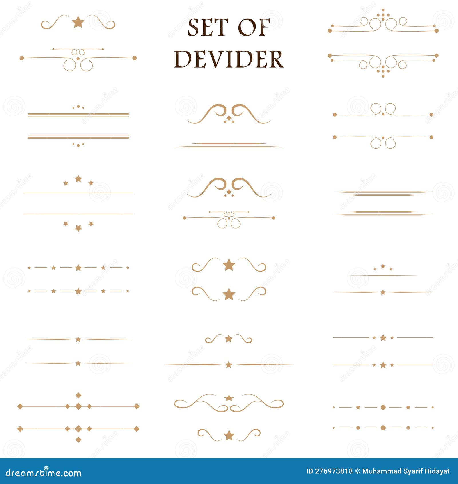 Set Of Divider Vector Illustration | CartoonDealer.com #276973818