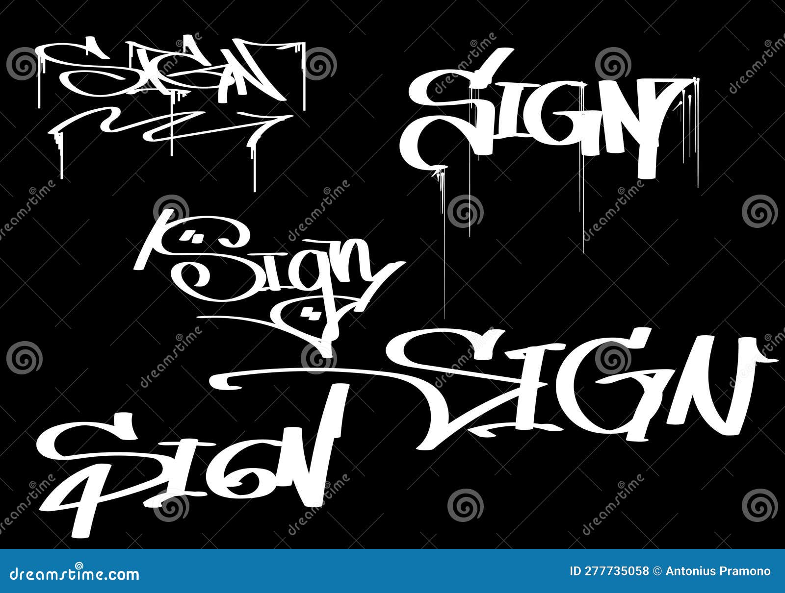 Basic RGB stock illustration. Illustration of graffiti - 277735058