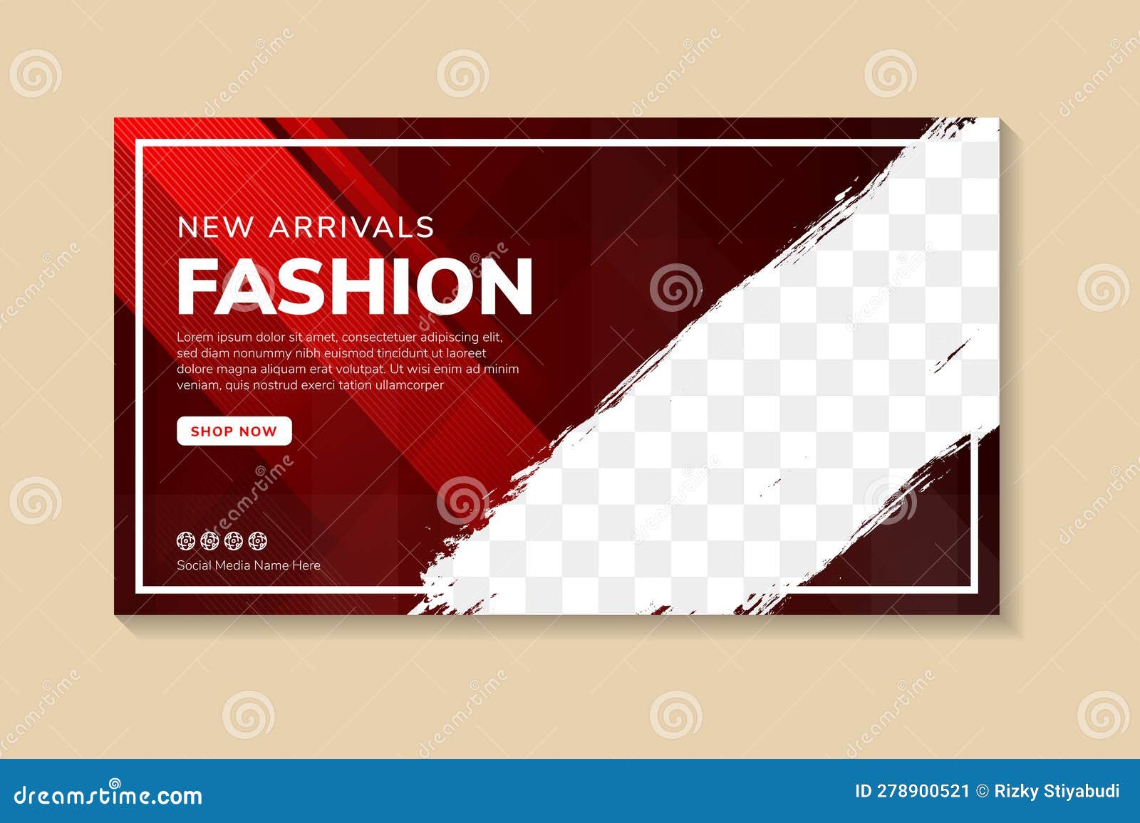 Vector Diagonal Geometry Banner Banners, Red and White Web Headers ...