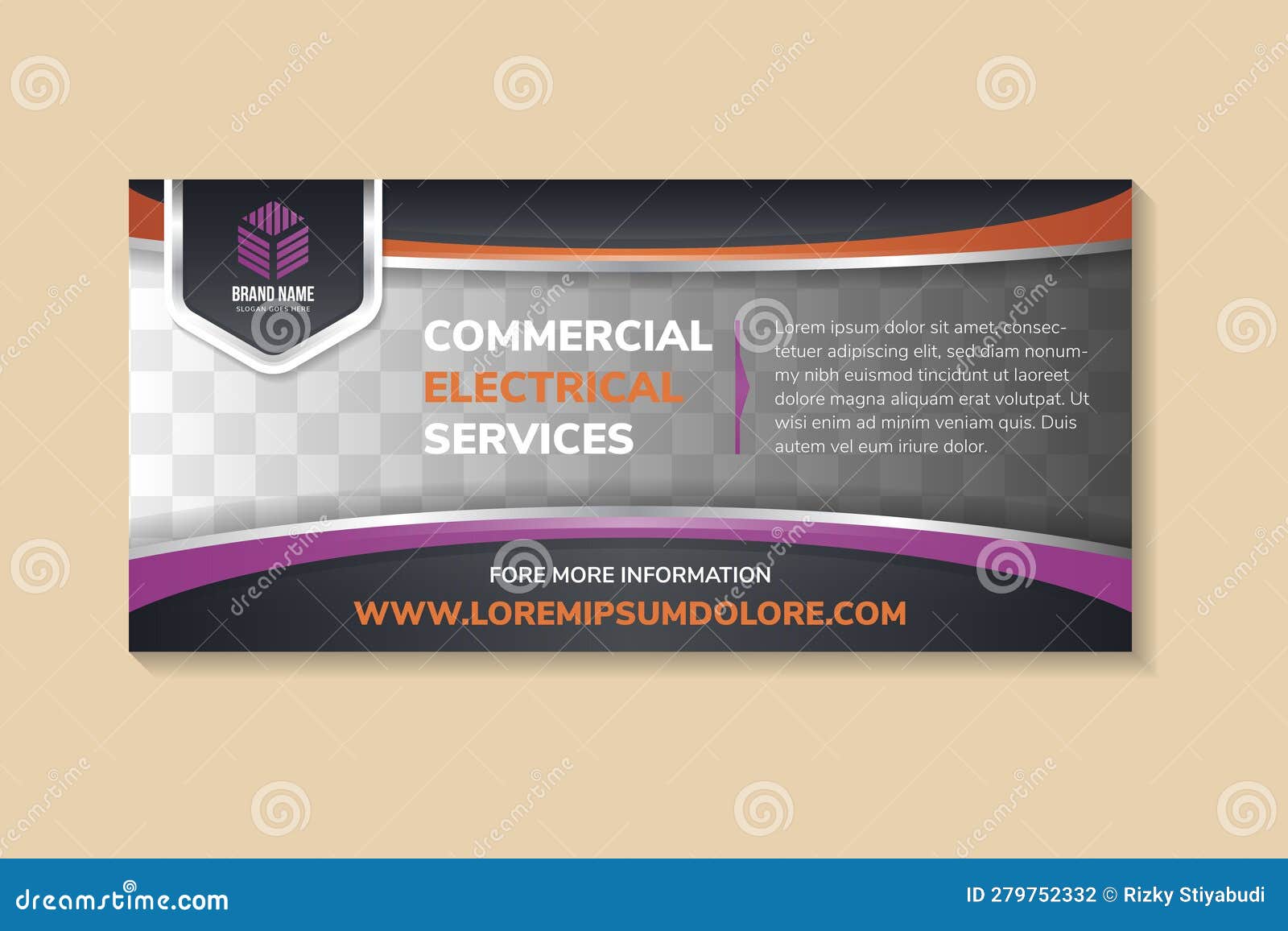 Commercial Electrical Service Social Media Header Set, Handyman Web ...