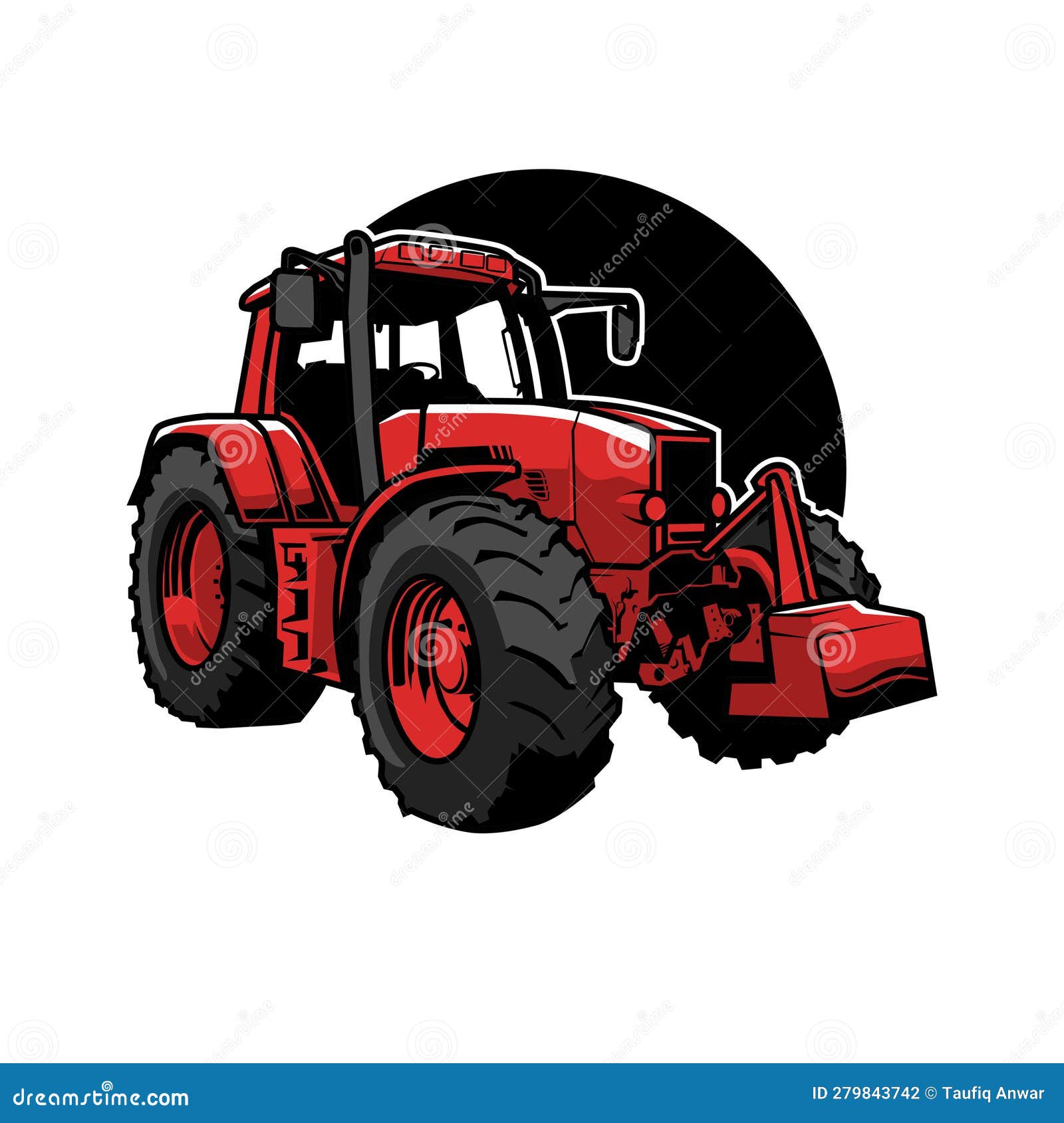 Tracktor Farm Vector Illustration Design Stock Vector - Illustration of ...