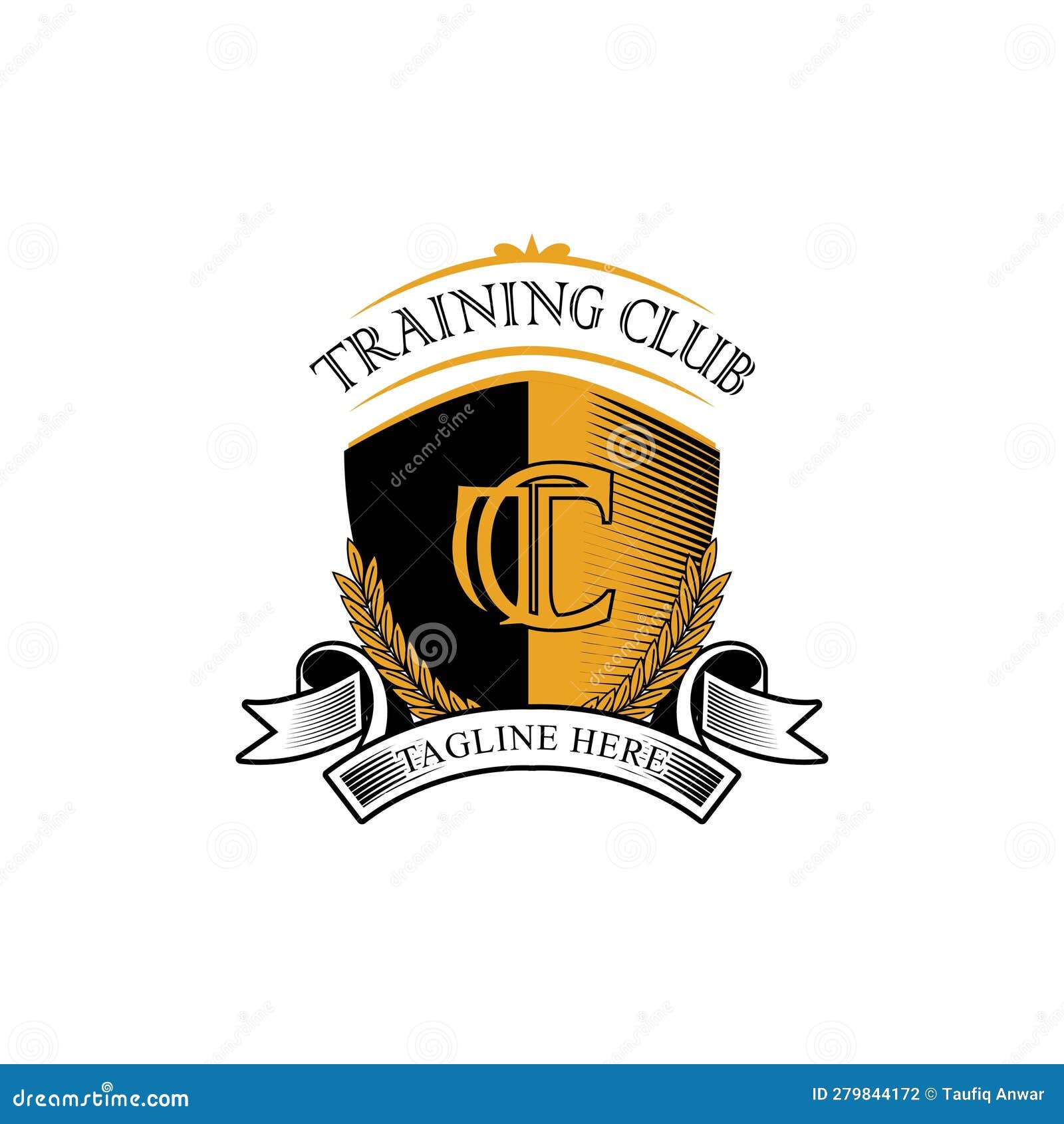 Training Shield Logo Vector Design Stock Vector - Illustration of ...
