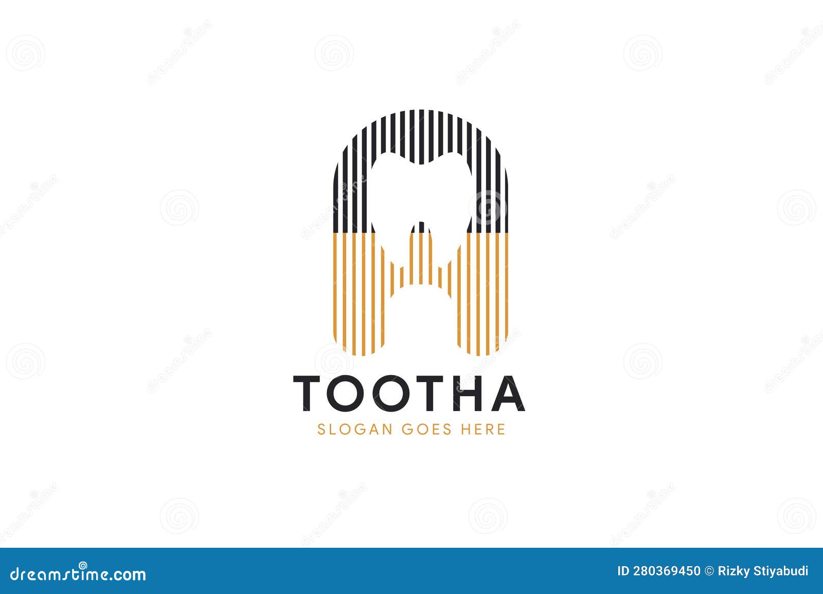 Dental Letter a Logo Design Template Stock Vector - Illustration of ...