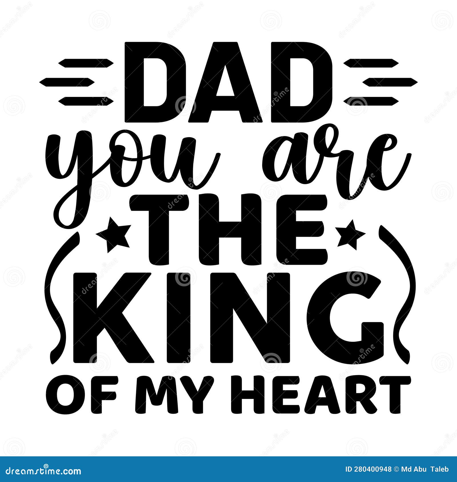 King Of The Dad Jokes. Vector Illustration | CartoonDealer.com #270649112