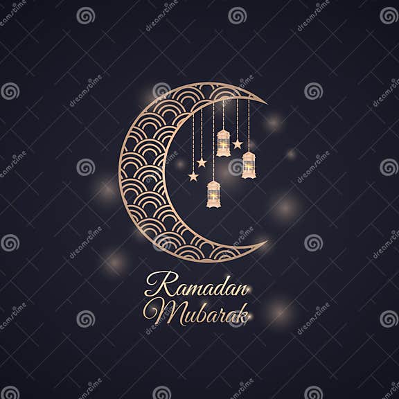 Simple Ramadan Background Design Stock Illustration - Illustration of ...