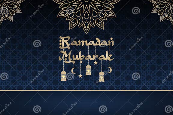 Simple Ramadan Background Design Stock Illustration - Illustration of ...