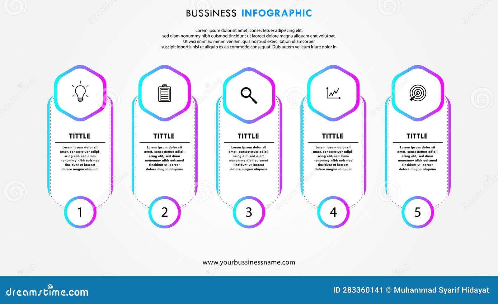 Modern infographic stock vector. Illustration of site - 283360141