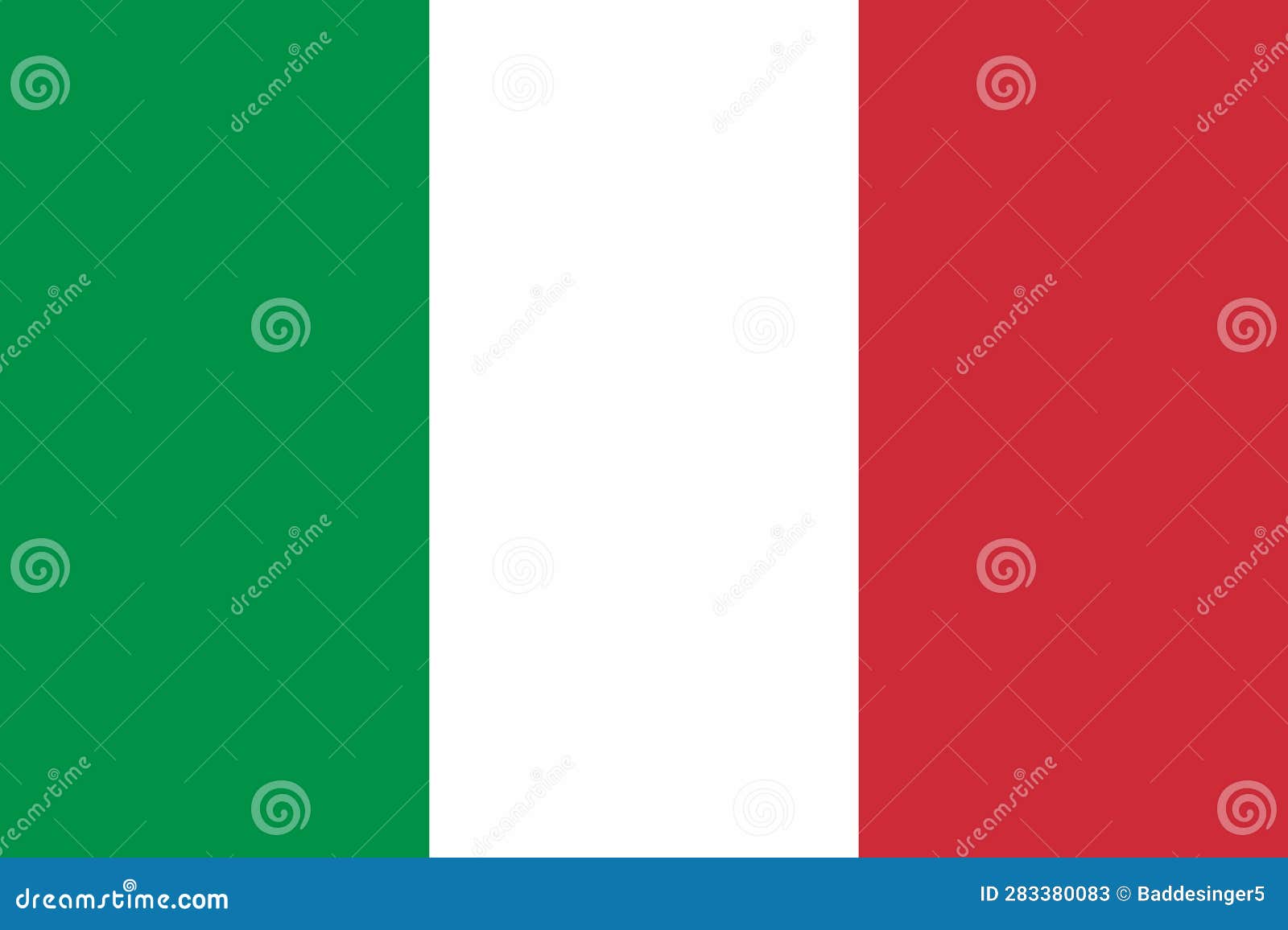 Original and Simple Italy Flag Isolated Vector in Official Colors Stock ...