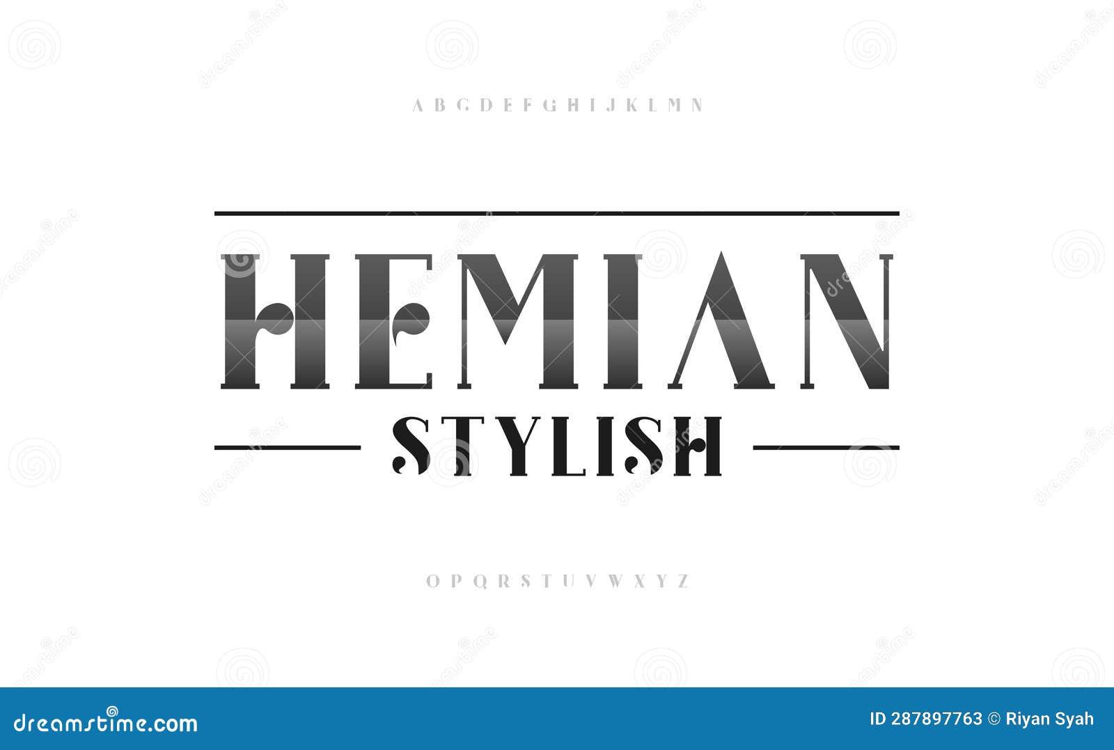 Vector Illustration Typeface Alphabet. Classic Typography Font Set ...