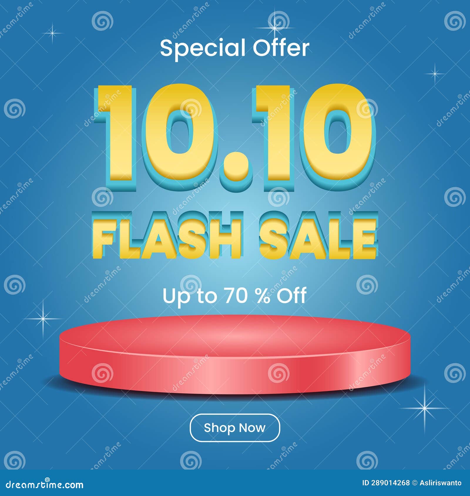 10 10 Flash Sale Design Template Stock Vector - Illustration of flash ...