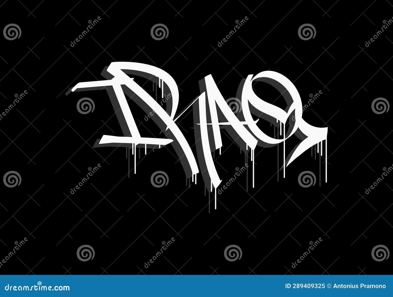 Basic RGB IRAQ Country Graffiti Tag Style Stock Illustration ...