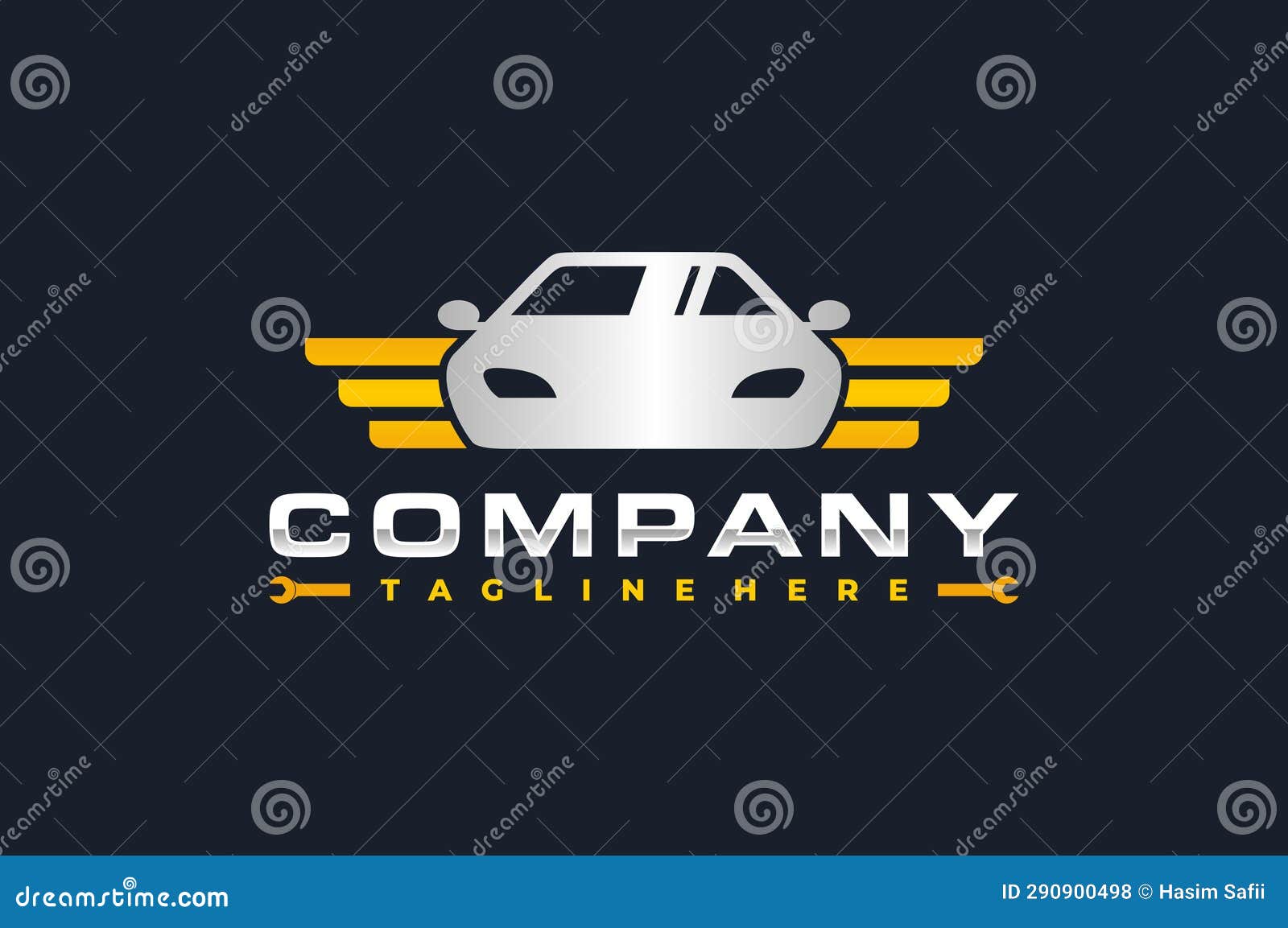 Car wing logo stock vector. Illustration of template - 290900498