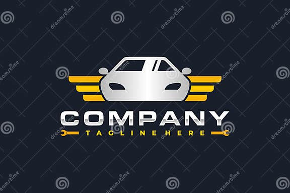 Car wing logo stock vector. Illustration of template - 290900498