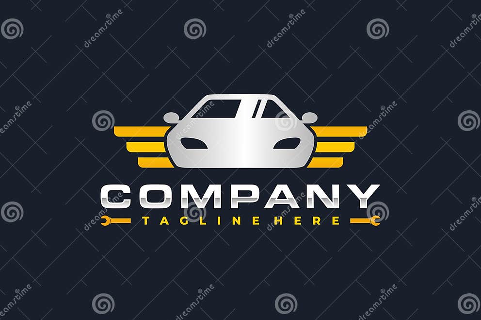 Car wing logo stock vector. Illustration of template - 290900498