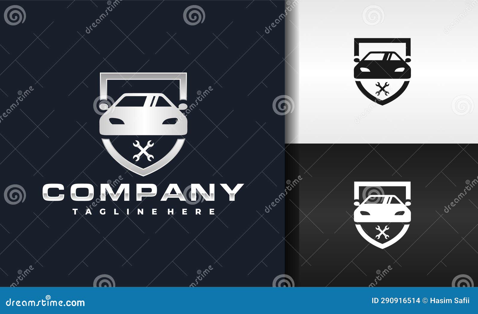 Car secure logo stock vector. Illustration of service - 290916514