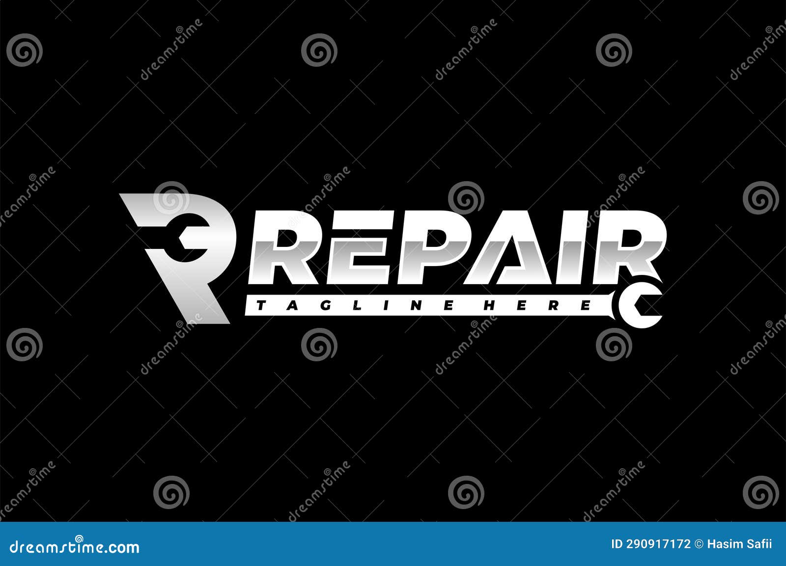 Letter R repair logo stock vector. Illustration of template - 290917172