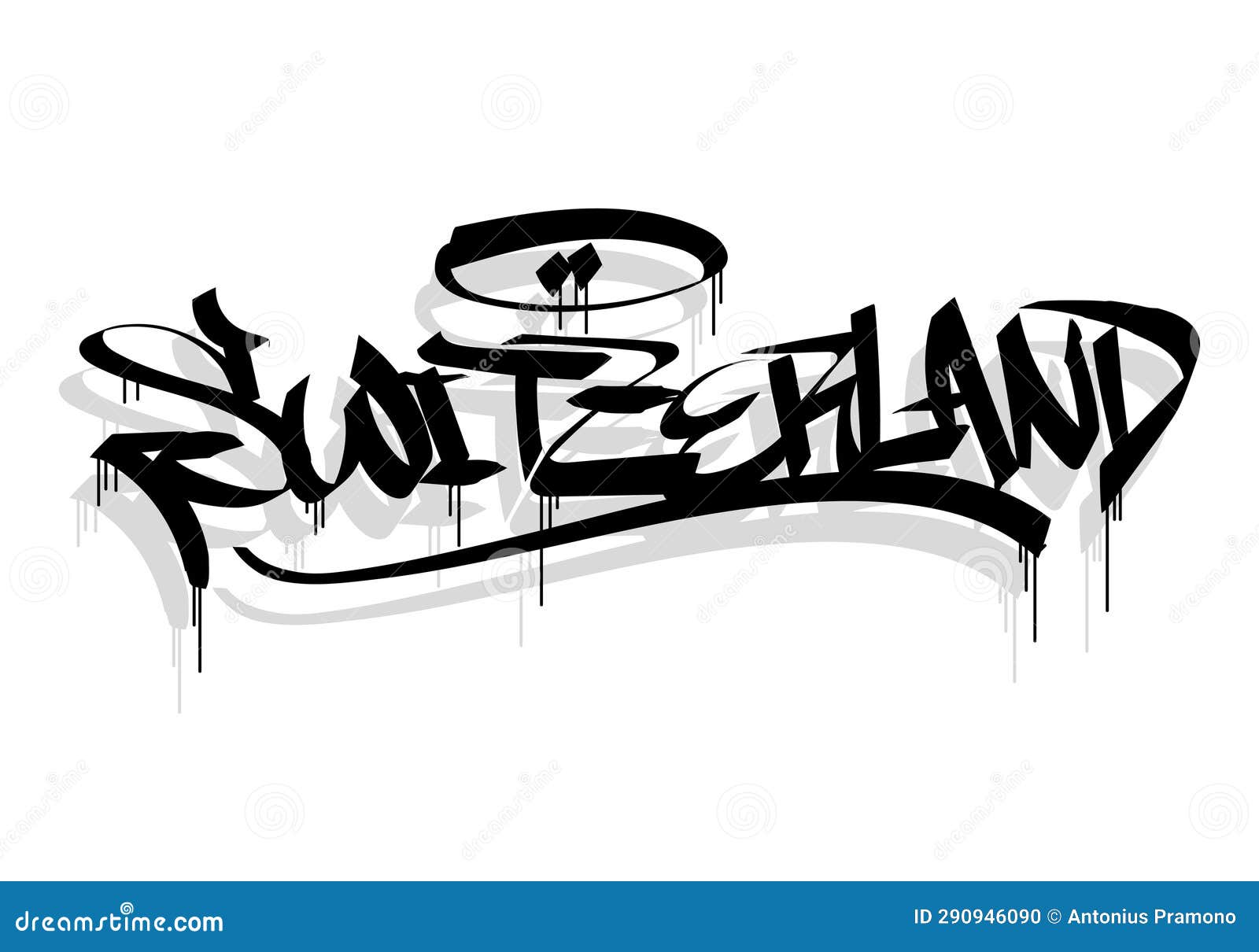 Basic RGB SWITZERLAND Country Graffiti Tag Style Stock Illustration ...