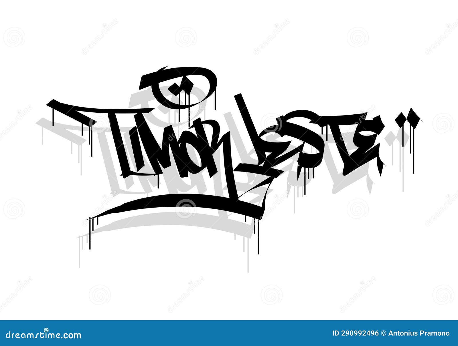 Basic RGB TIMOR LESTE Country Graffiti Tag Style Stock Illustration ...