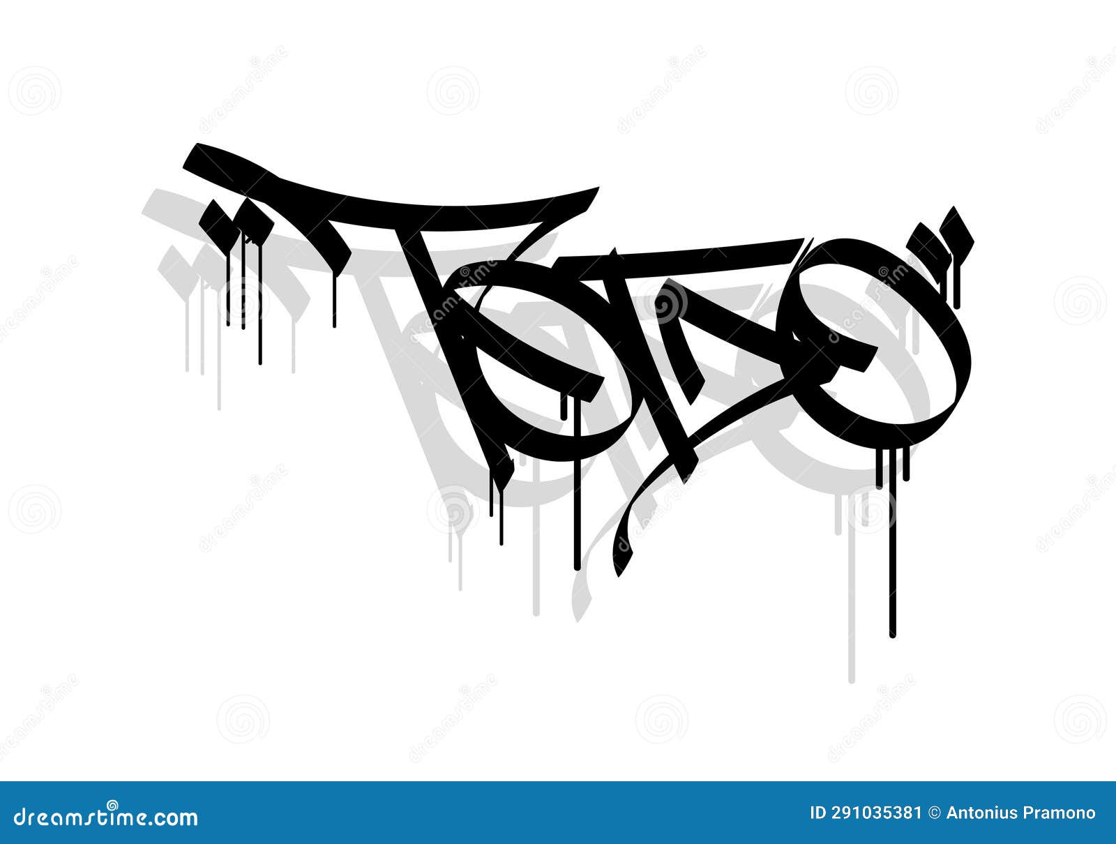 Basic RGB TOGO Country Graffiti Tag Style Stock Illustration ...