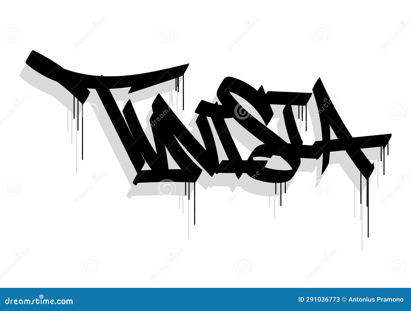Basic RGB TUNISIA Country Graffiti Tag Style Stock Vector ...