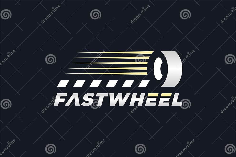 Fast wheel logo stock vector. Illustration of road, logistic - 291298099