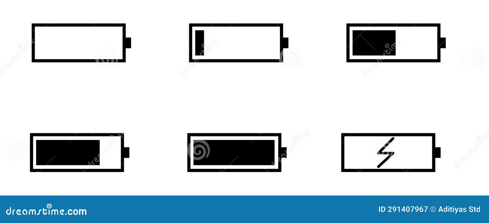 Battery Icon Percentage Process. Stock Vector - Illustration of line ...