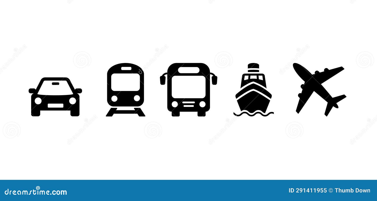 Ferry Solid Icon, Public Transport Concept, Ferry Ship Transportation ...