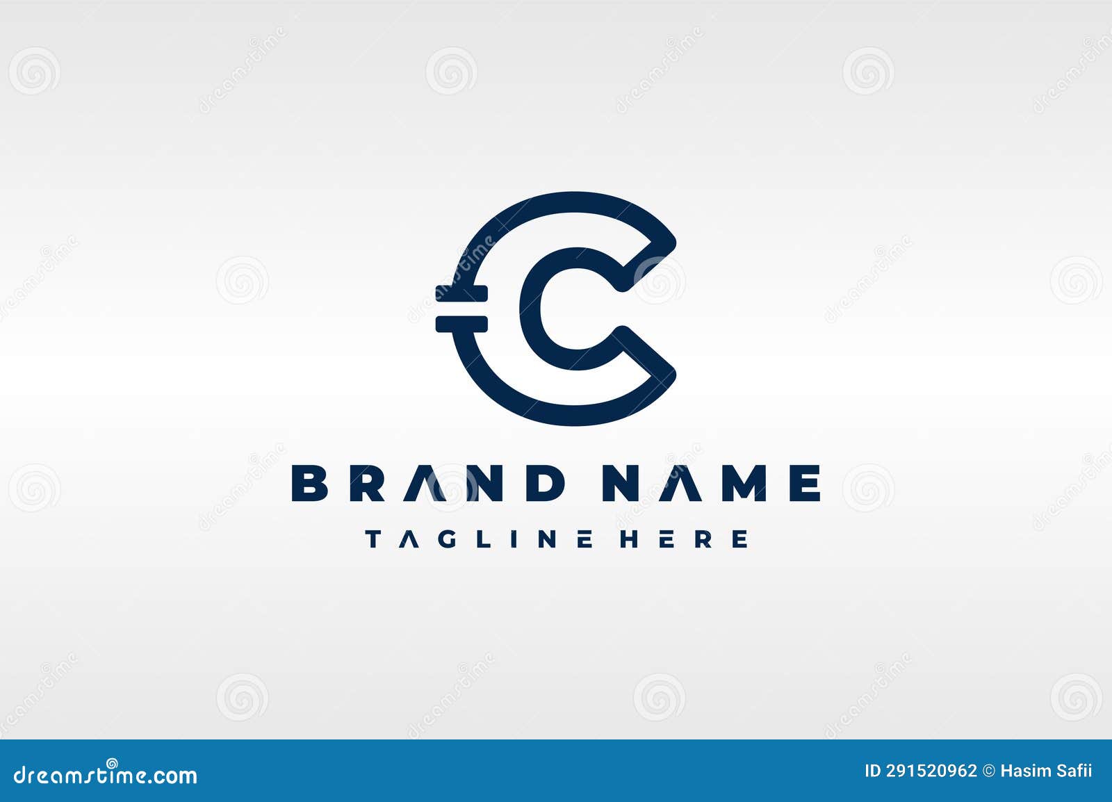 Letter C pipe logo stock vector. Illustration of modern - 291520962