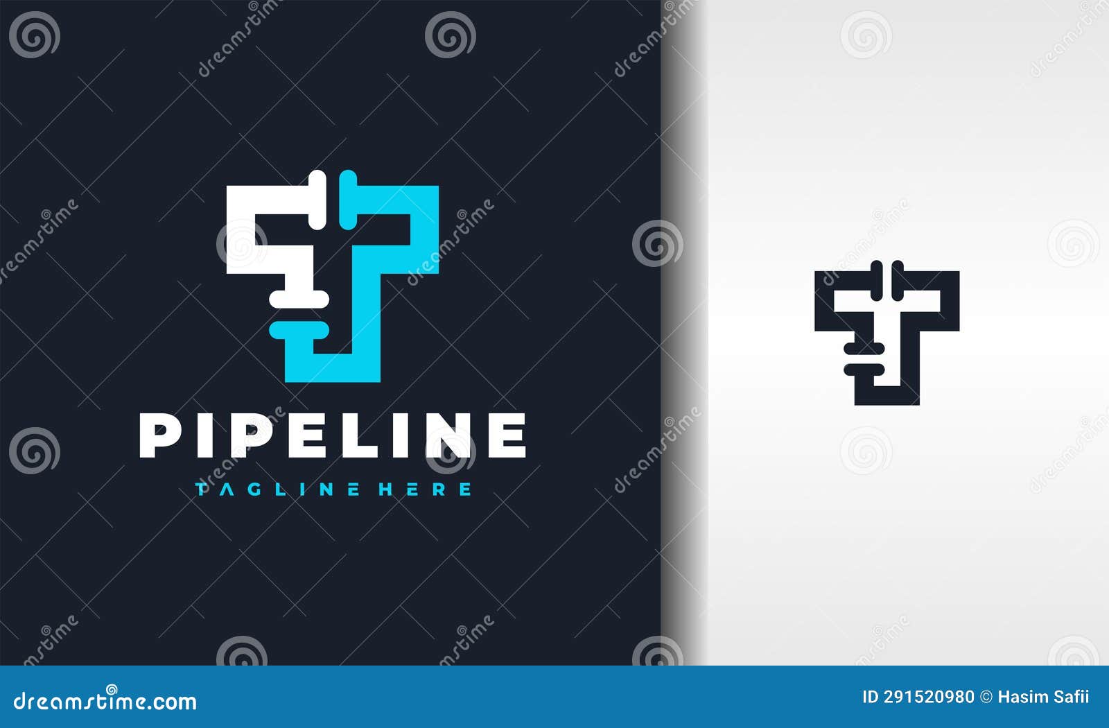 Letter T pipe logo stock vector. Illustration of home - 291520980