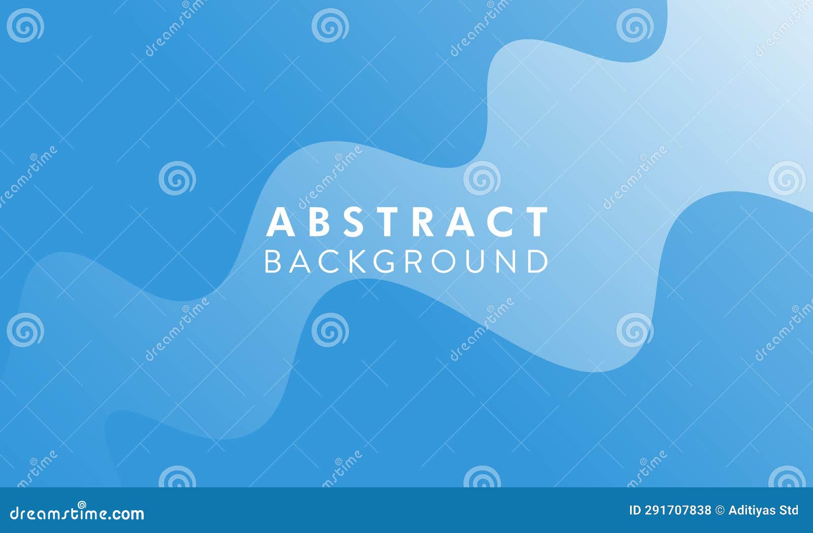 Abstract Style Banner Design. Blue Elements with Fluid Gradient. Stock ...