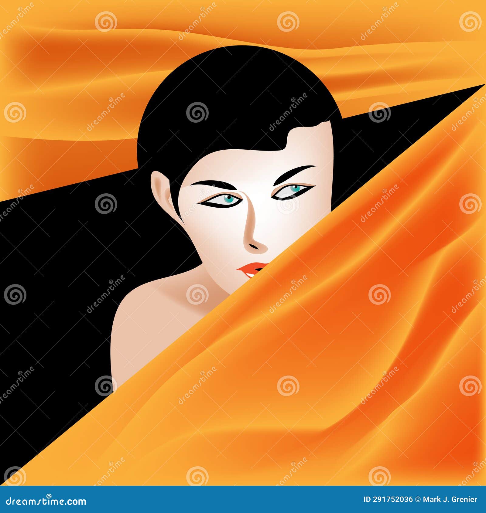 Peek of Perfection stock illustration. Illustration of mystery - 291752036