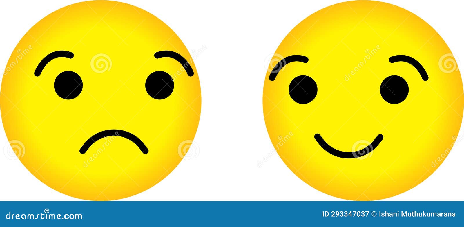 Happy Movement and Angry Movement Stock Illustration - Illustration of ...