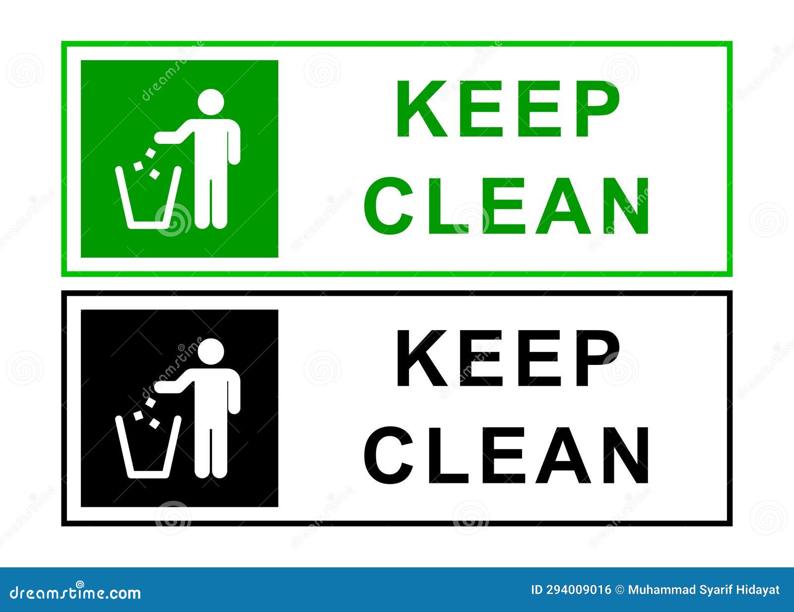 Keep clean sign stock vector. Illustration of cartoon - 294009016