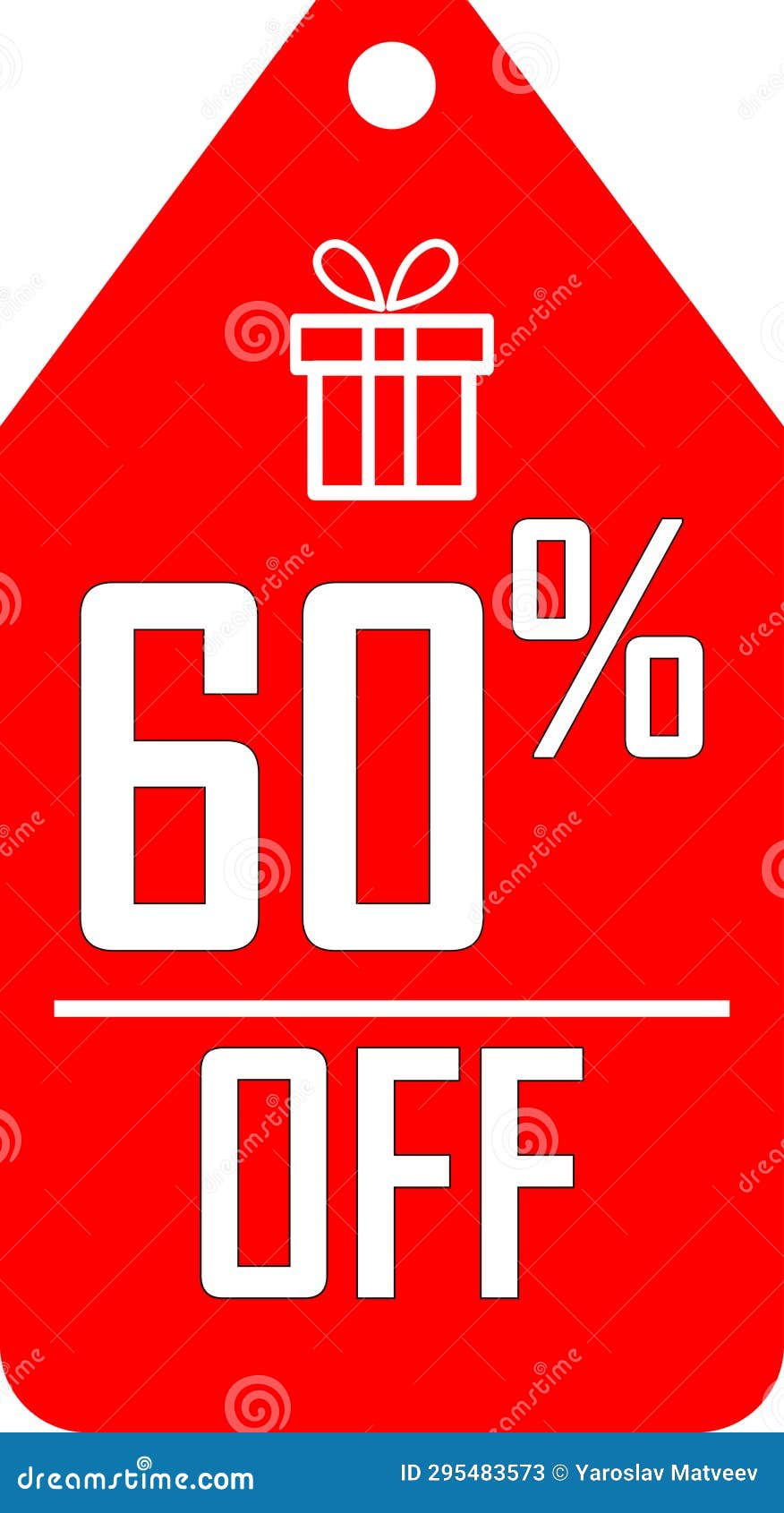 60 Off Discount Icon Vector Graphics Stock Vector - Illustration of ...