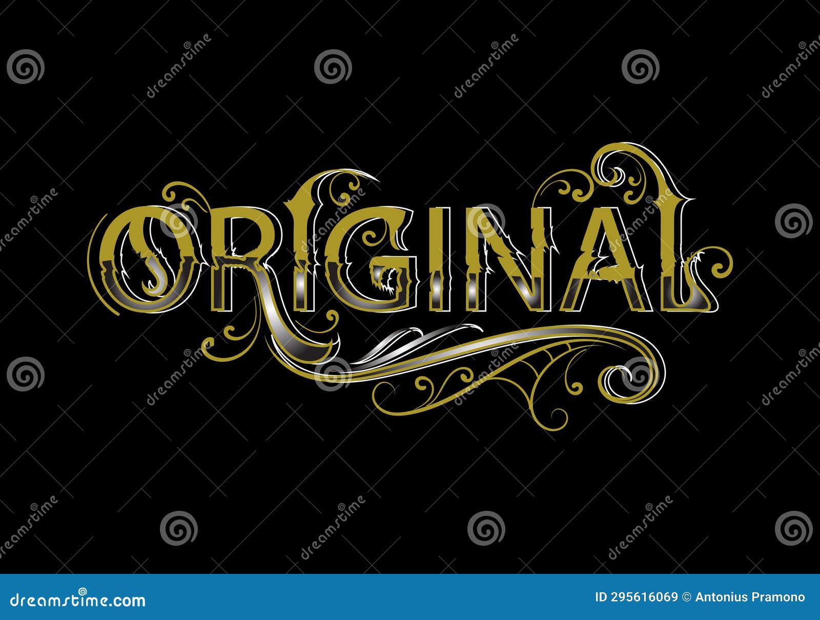 ORIGINAL Word Lettering Custom Style Stock Vector - Illustration of ...