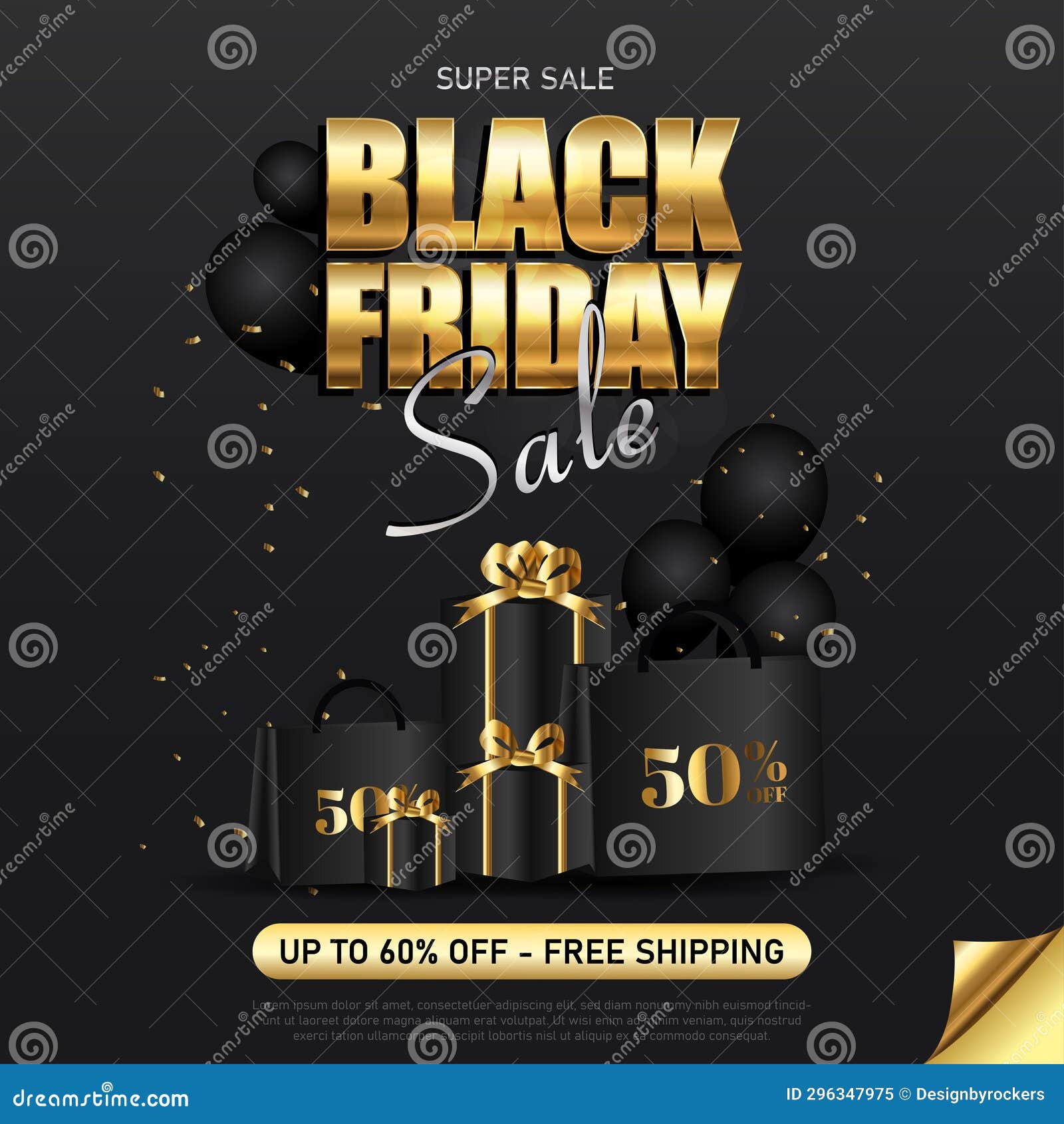 Black Friday Sale is an Annual Shopping Event Stock Vector ...