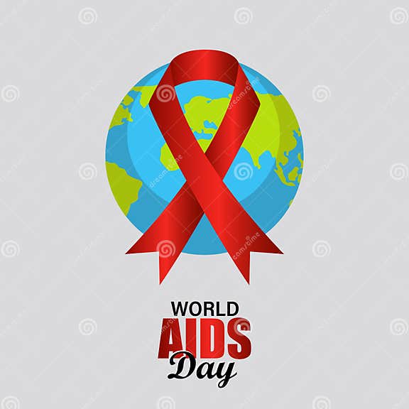 World AIDS Day is Awareness about HIV Stock Vector - Illustration of ...