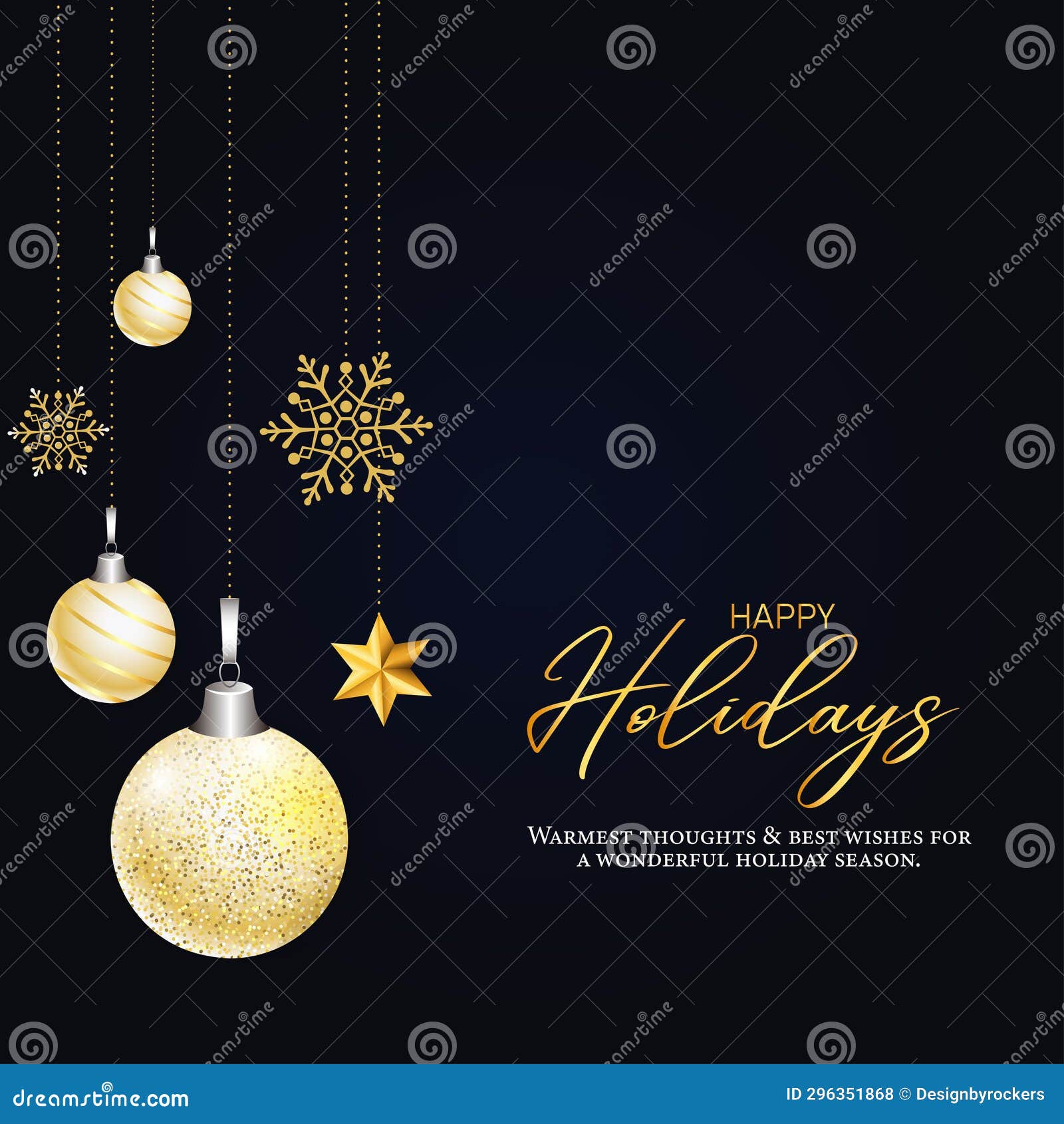 "Happy Holidays" is a Warm and Inclusive Seasonal Greetings Stock ...