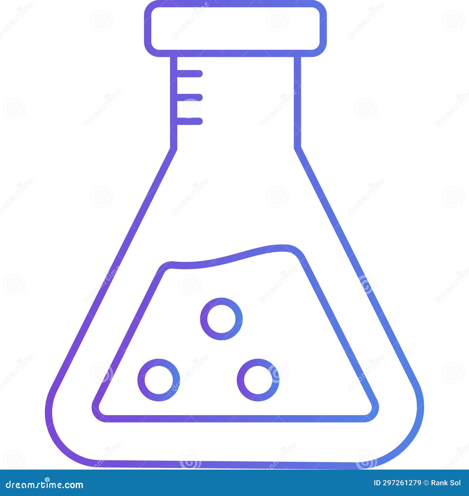 Lab Flask Which Can Easily Modify or Edit Stock Vector - Illustration ...