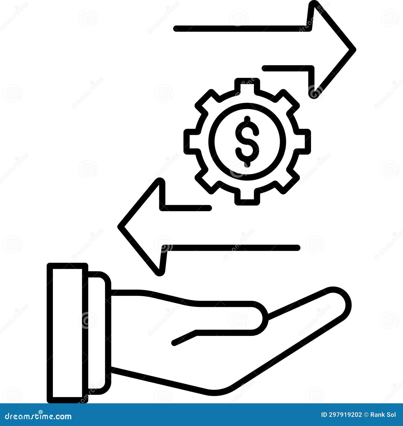Financial Control Which Can Easily Modify or Edit Stock Vector ...