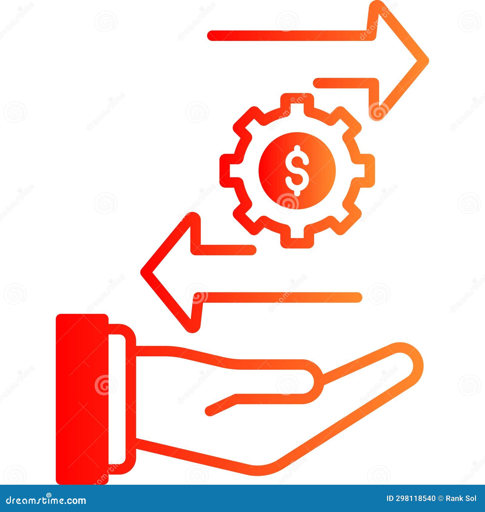 Financial Control Which Can Easily Modify or Edit Stock Vector ...