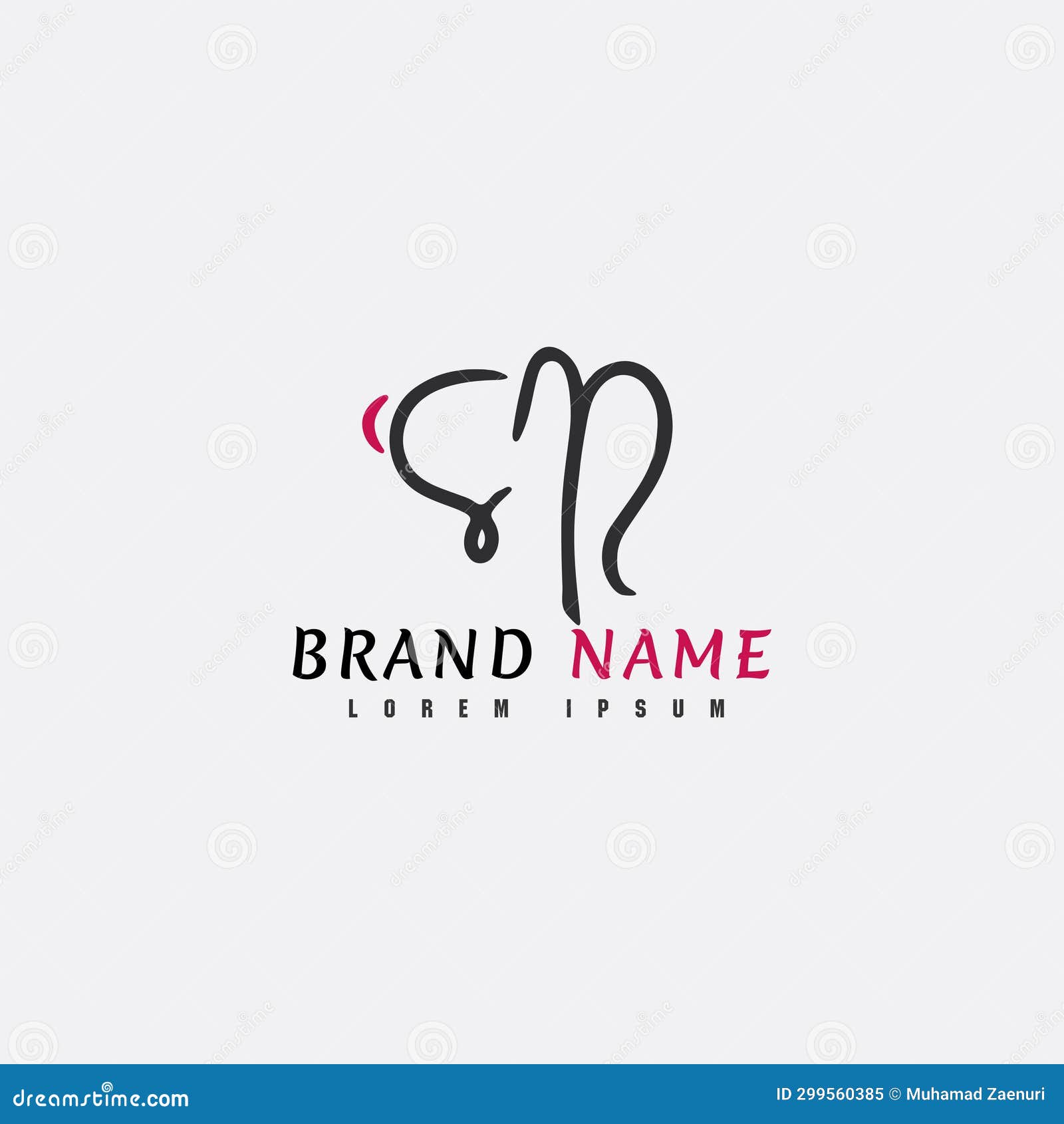 Logo Vector, Illustration, Name Design Vector, Brand Name Illustration ...
