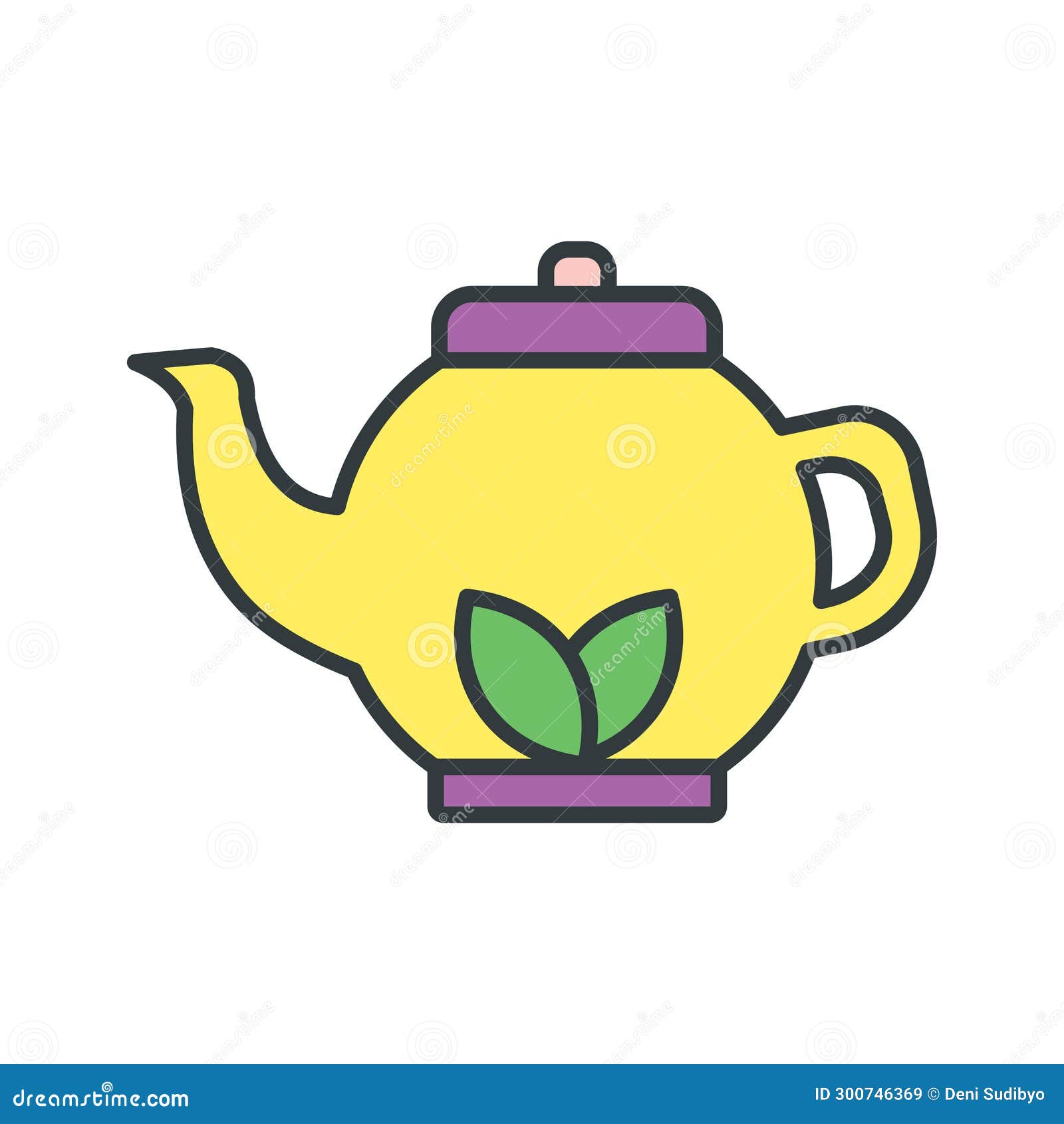 Tea Pot Icon Vector Design Templates Simple and Modern Stock Vector ...
