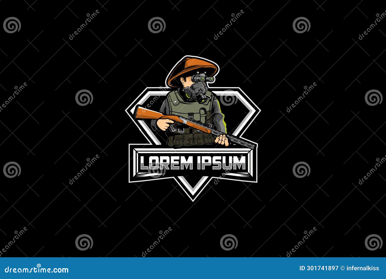 Military Tag Vector Army Chain Metal Soldier Necklace Isolated Id Name ...