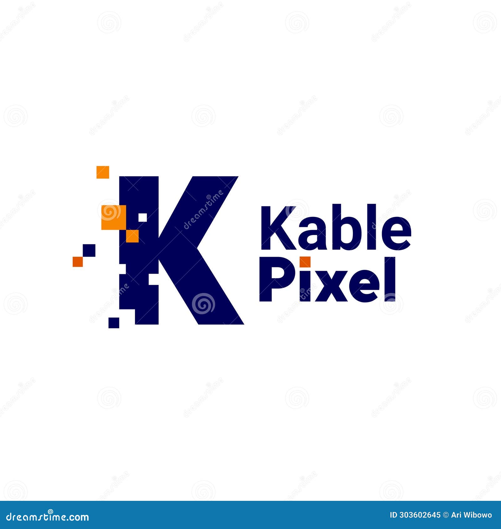 K Letter Pixel Mark Digital 8 Bit Stock Vector - Illustration of ...