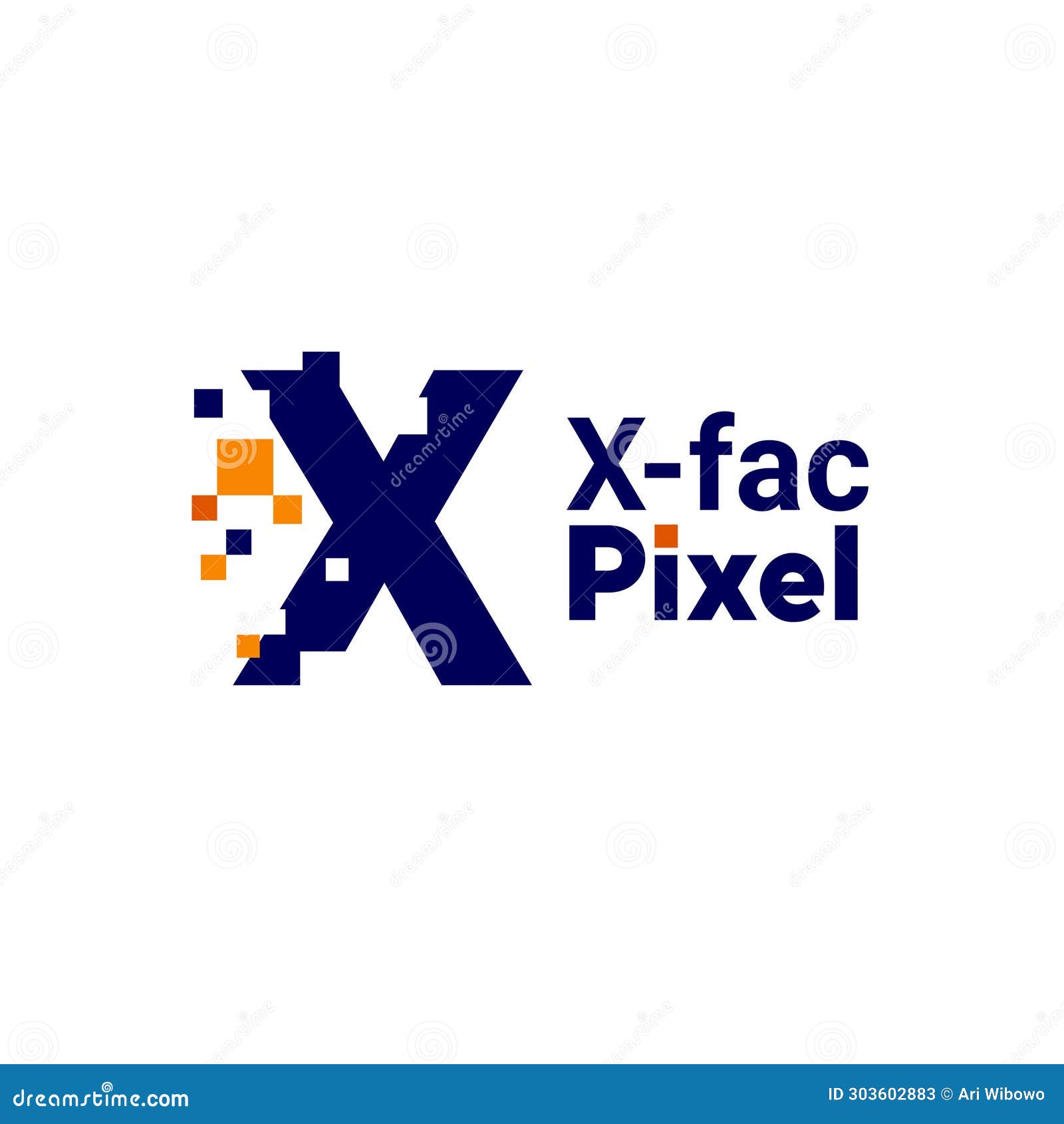 X Letter Pixel Mark Digital 8 Bit Stock Vector - Illustration of ...
