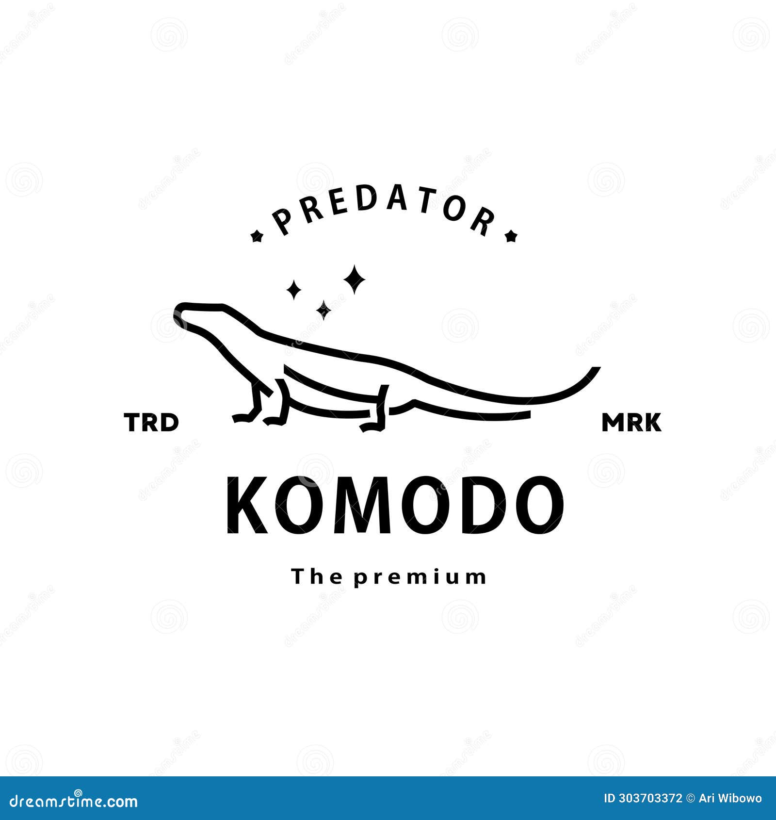 Vintage Retro Hipster Comodo Logo Stock Vector - Illustration of ...