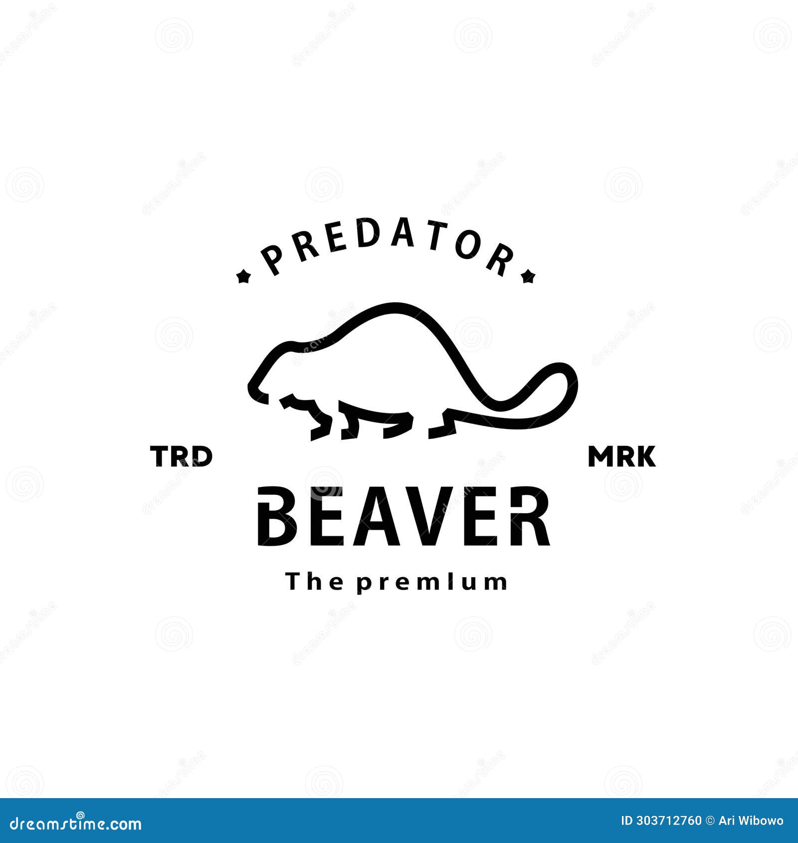 Beaver Logo Vector, Creative Beaver Logo Design Concepts Template, Icon ...