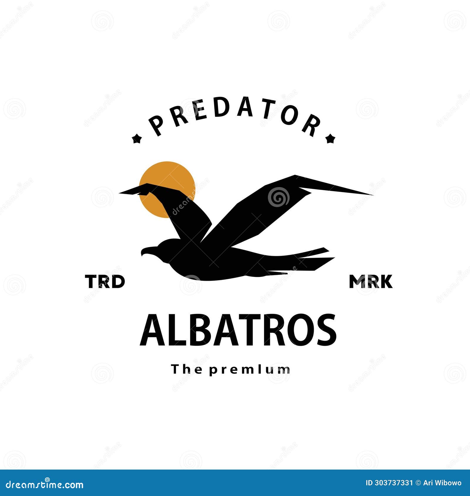 Albatros Bird Head,vector Illustration, Flat Style | CartoonDealer.com ...