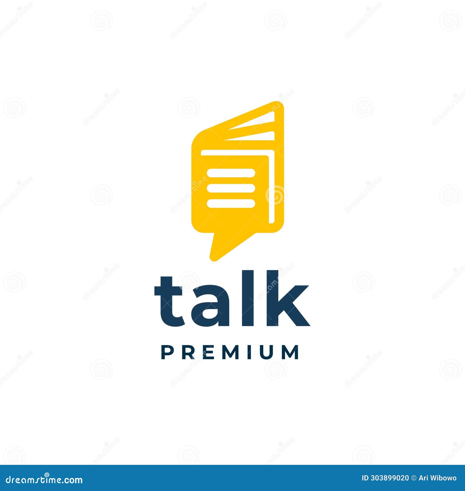 Book Talk Logo Set Different Color Cartoon Vector | CartoonDealer.com ...